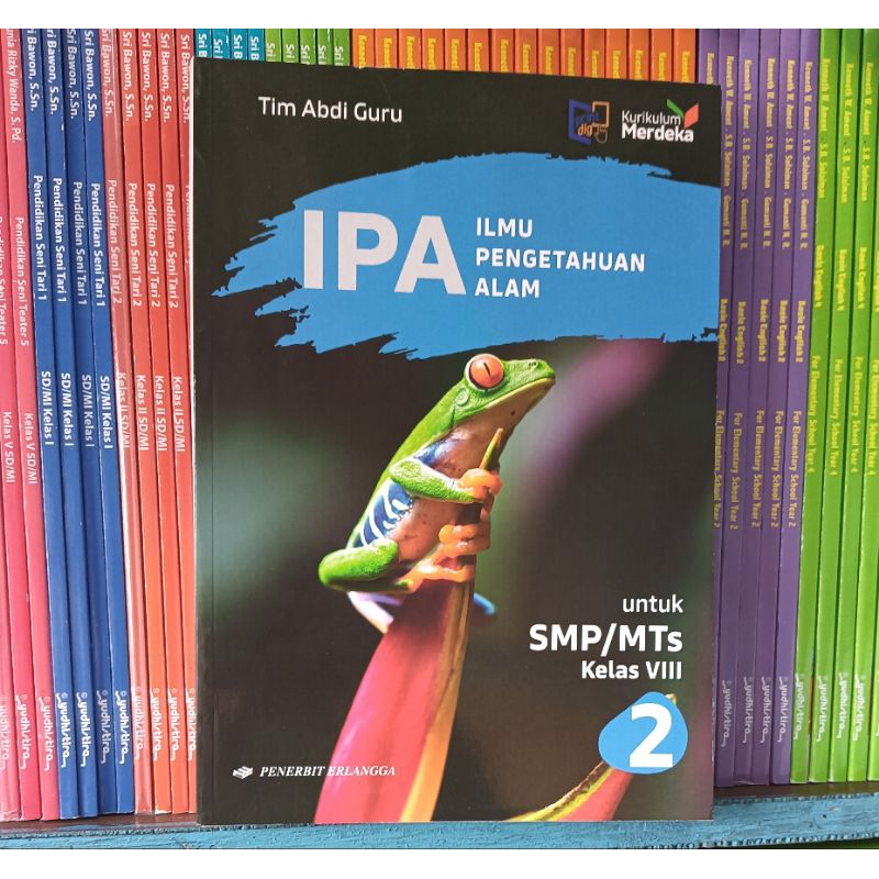 Jual IPA ( ILMU PENGETAHUAN ALAM) UNTUK SMP/MTS KELAS 8 KURIKULUM MERDEKA PENERBIT ERLANGGA ...