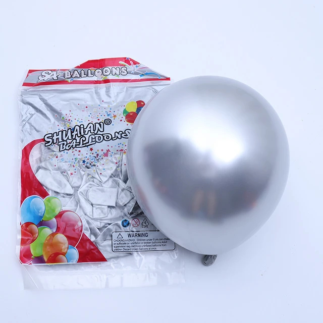 Jual Balon Latex Chrome 1 PACK / Balon Chrome / Balon Metalik Chrome ...