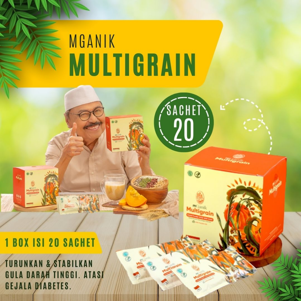 Jual Mganik M-Ganik Multigrain 6 Sachet Penurun Gula Darah Diabetes ...