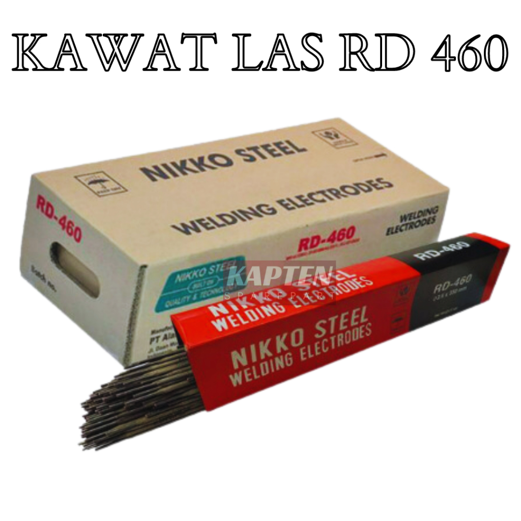 Jual Nikko Steel Kawat Las RD 460 RD460 2.0 2.6 3.2 4.0 mm (TERMURAH ...