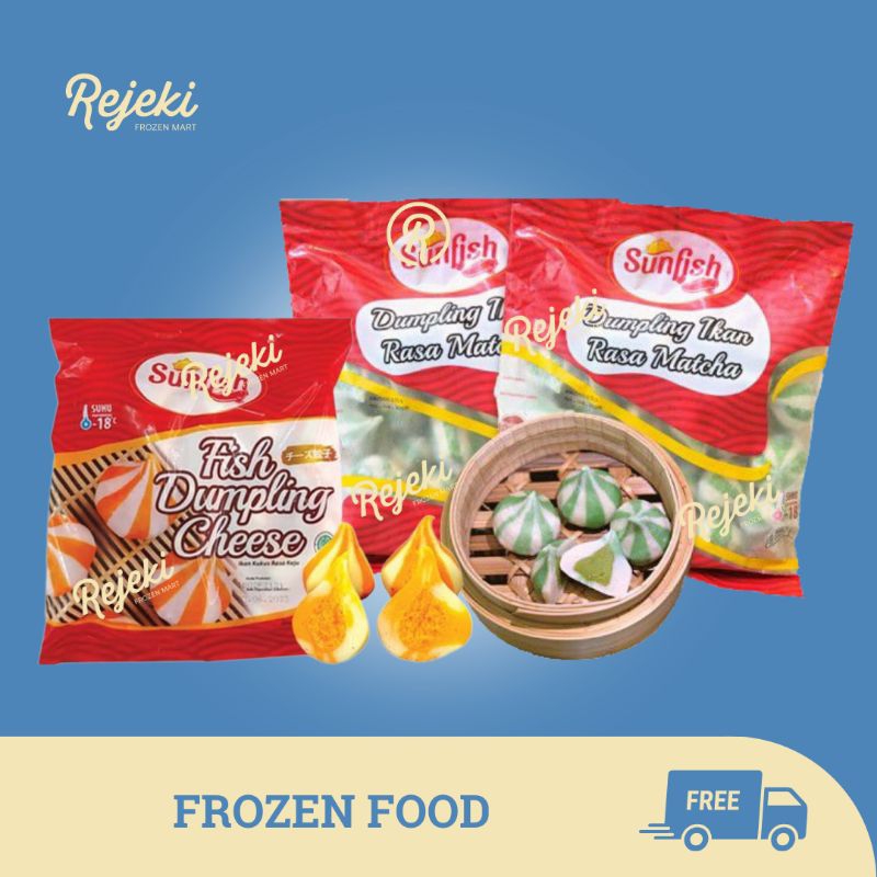 Jual Sunfish Fish Cheese / Matcha / Chicken Dumpling Ayam 500gr ...
