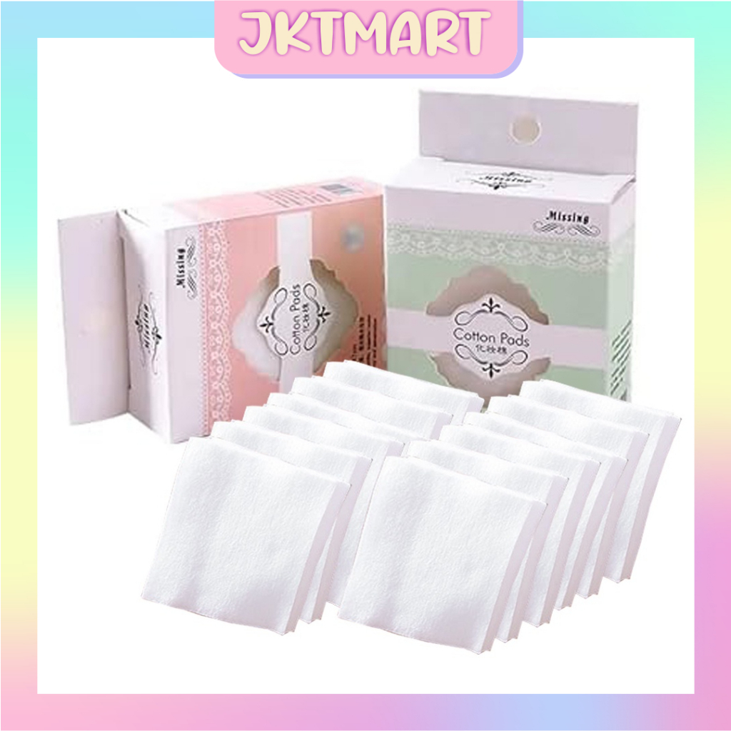 Jual ⭐ JKTMART ⭐Kapas Wajah Muka Kapas Tipis Make Up Kapas Toner Facial ...