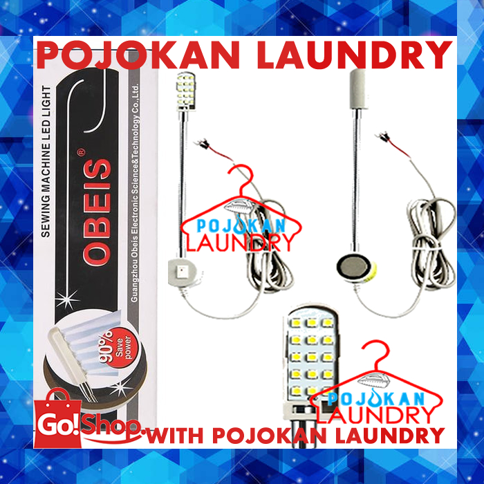 Jual OBEIS 815 MS/Lampu LED Magnet Mesin Jahit 15 Titik / Lampu OBEIS ...
