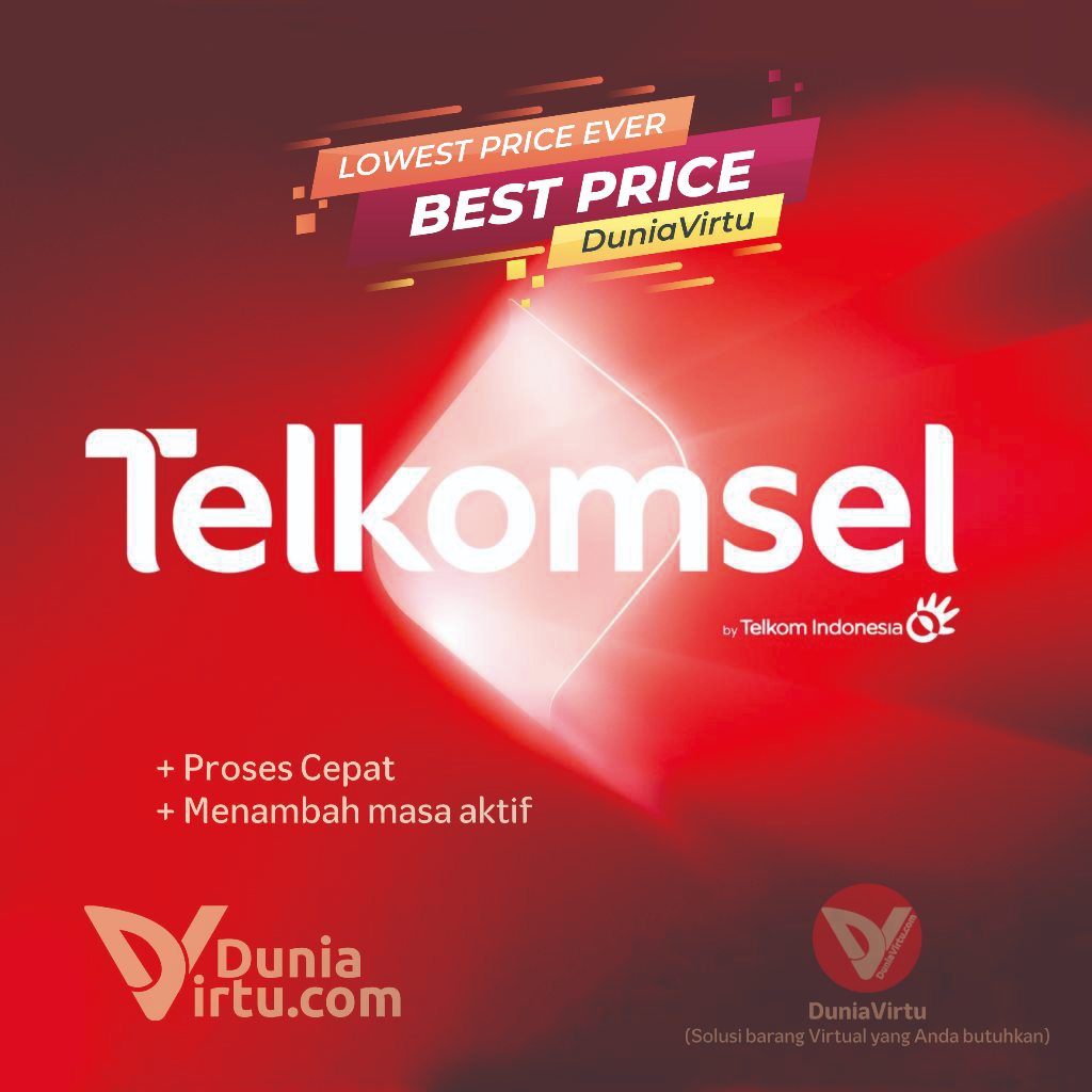 Jual Pulsa Telkomsel 100 Ribu (Menambah Masa Aktif) | Shopee Indonesia