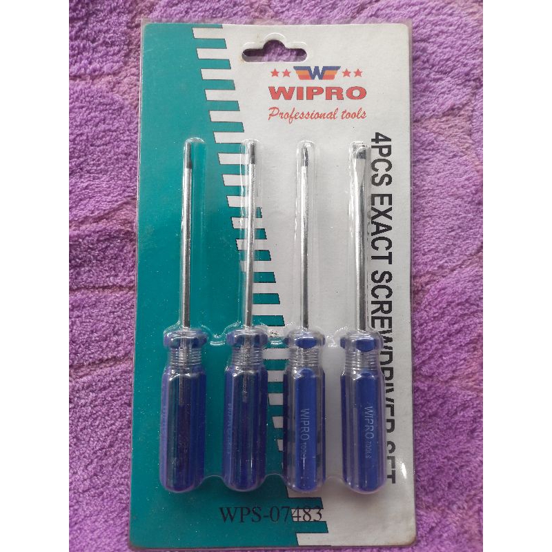 Jual WIPRO Obeng Hp set 4pcs | Shopee Indonesia