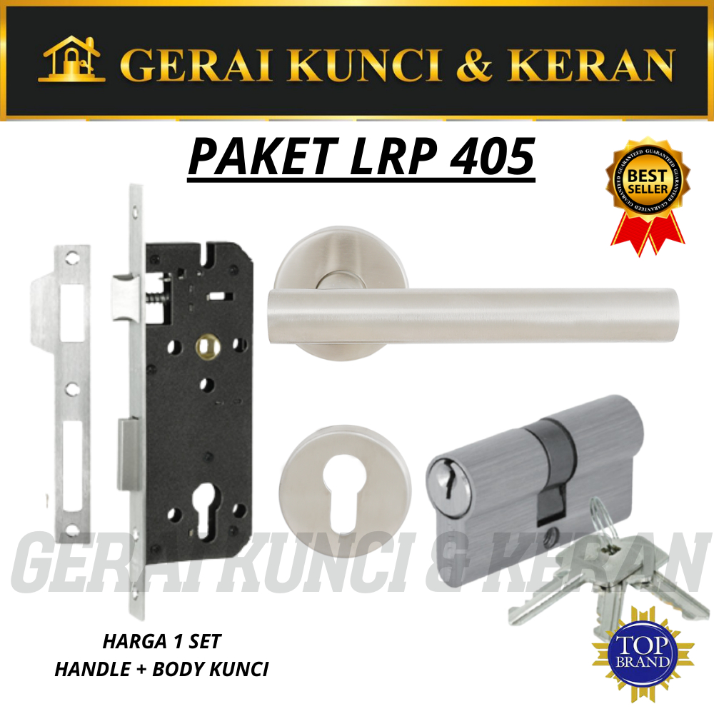 Jual PALOMA LRP 405 PAKET Kunci satu set Handle Mortise Cylinder Lock ...