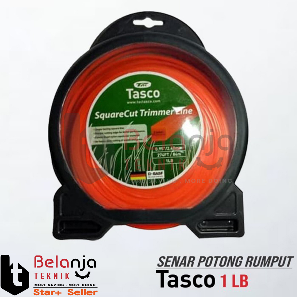 Jual Tasco Trimmer Line 1 LB Tali Senar Mesin Potong Rumput 84 Meter 2 ...