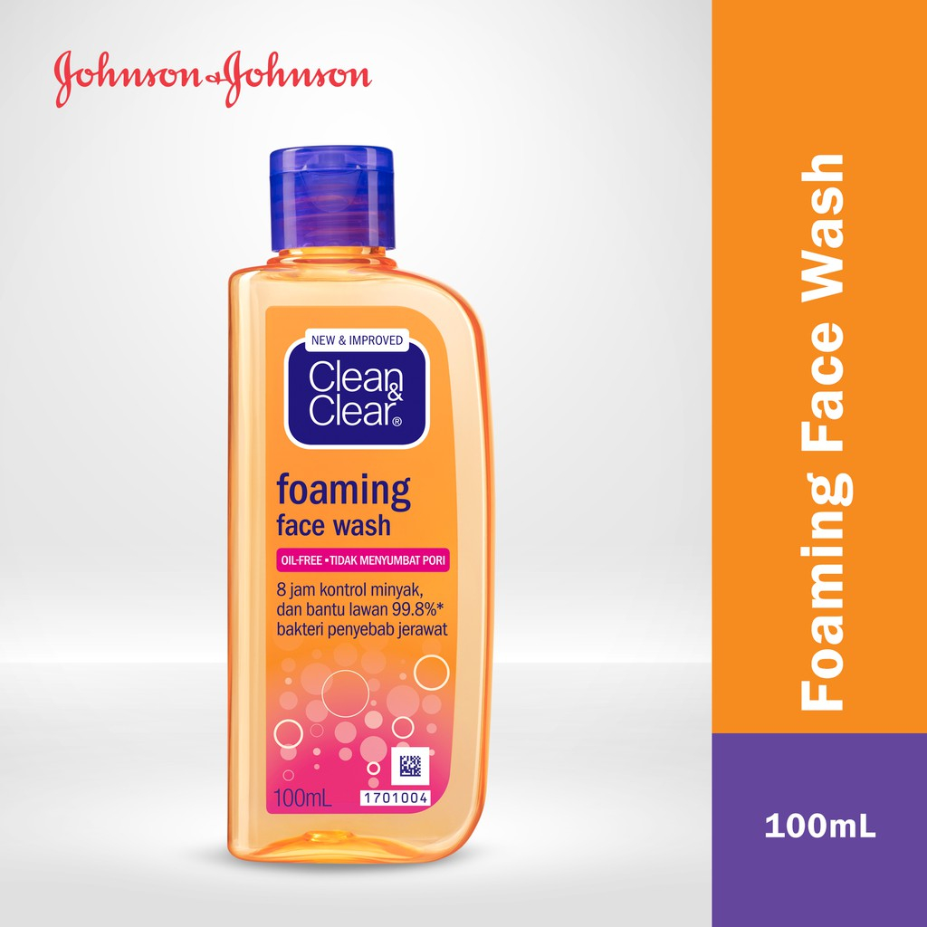 Jual Clean & Clear Foaming Face wash 100 ml | Shopee Indonesia