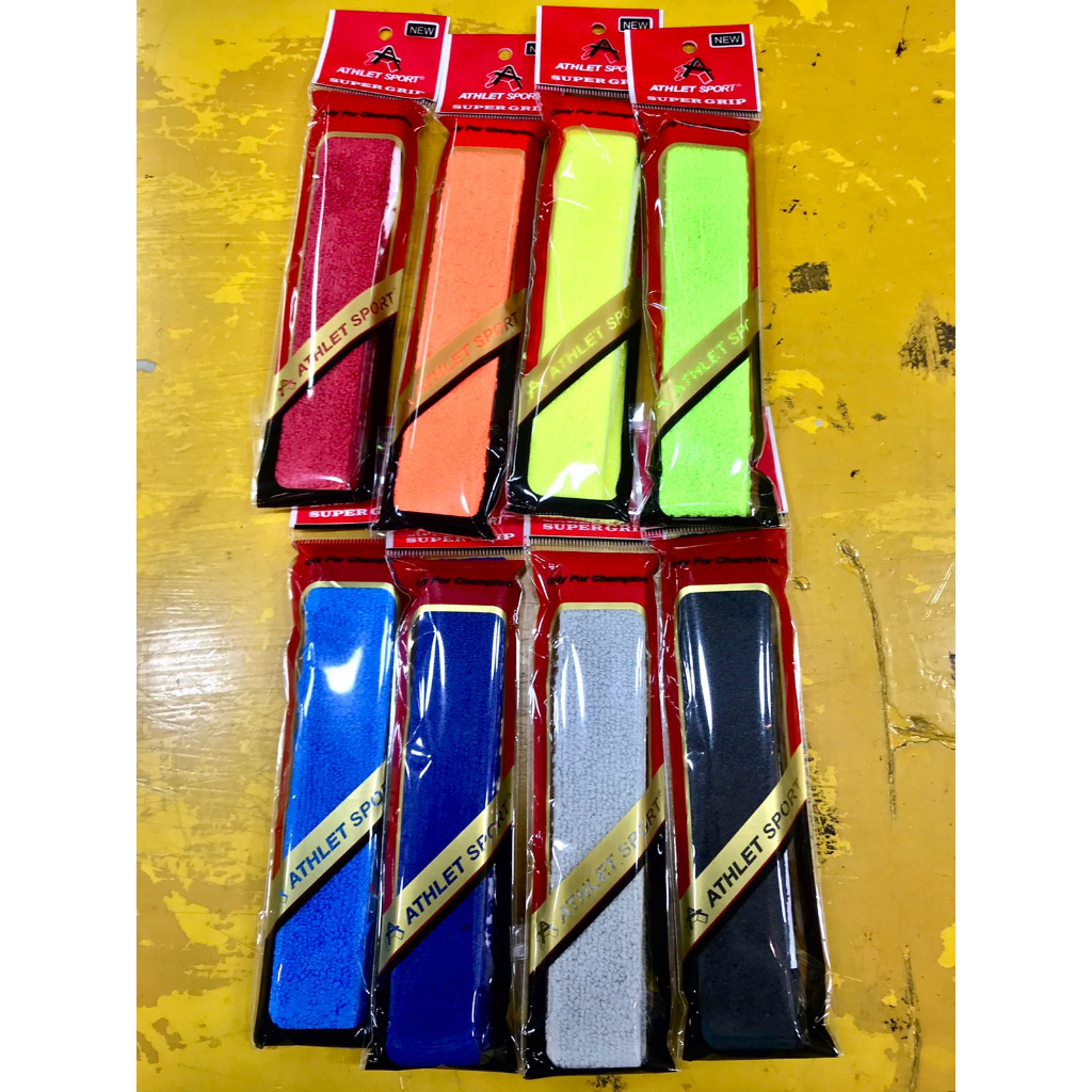 Jual Grip Handuk bahan Fiber Raket Bulutangkis Athlete | Shopee Indonesia