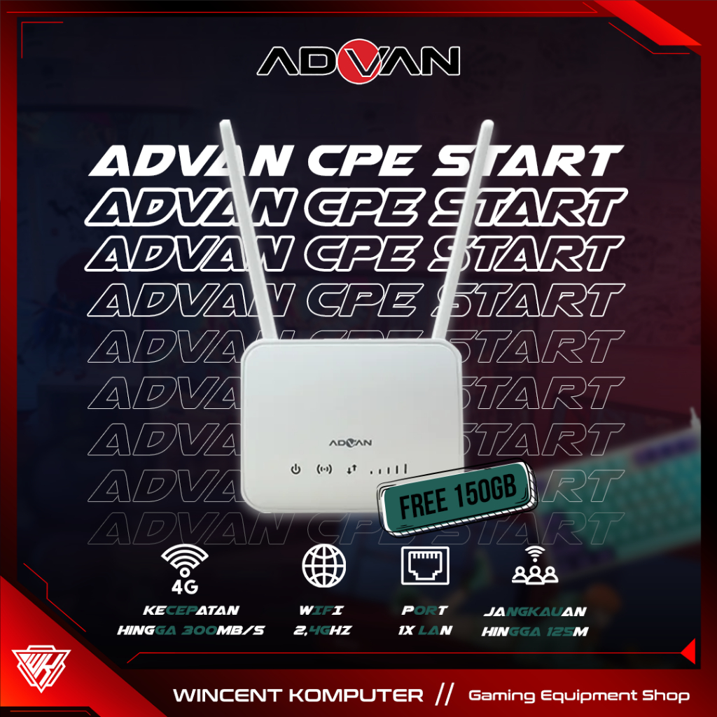 Jual Telkomsel Orbit Advan CPE Start Modem Router Wifi 4G+baterai+kartu ...