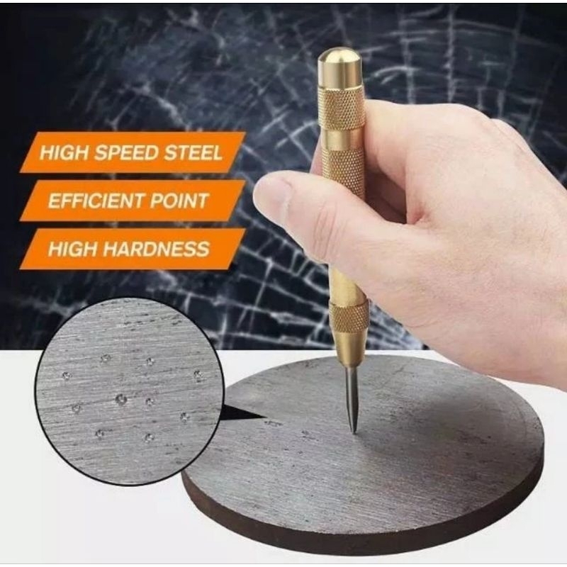 Jual Drip Center Punch Otomatis Metal Automatic Drip Center Punch GOLD ...