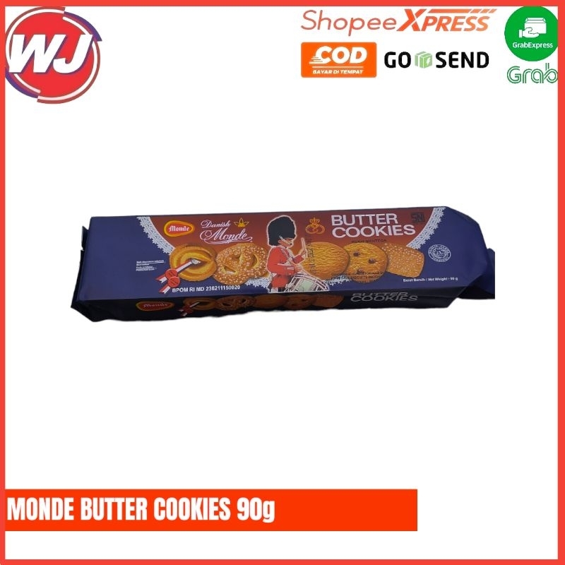 Jual MONDE BUTTER COOKIES 90g | Shopee Indonesia