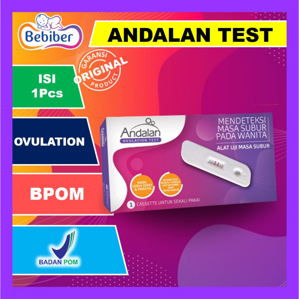 Jual Andalan Ovulation Test Kit / Andalan Test Kesuburan / BIBER ...