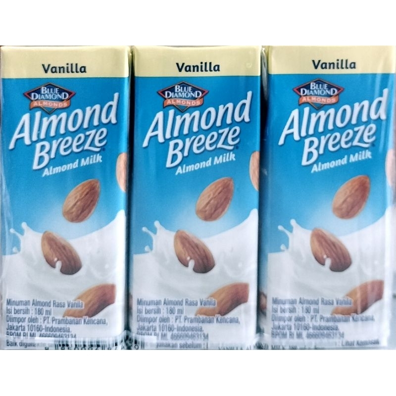Jual ALMOND BREEZE (ALMOND MILK) @180ML | Shopee Indonesia