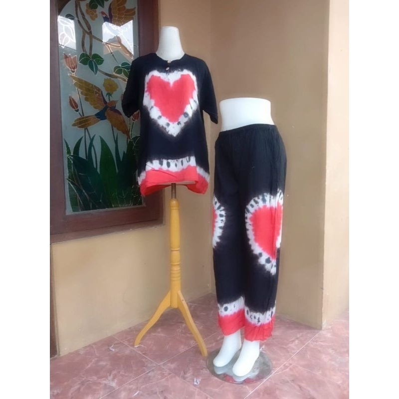 Jual Setelan pelangi love viral | Shopee Indonesia