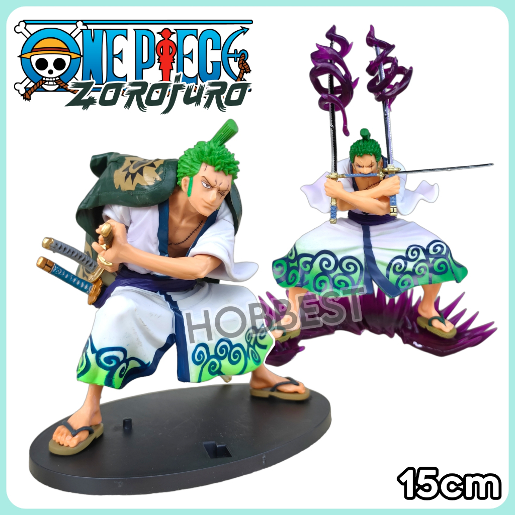Jual Action Figure ONE PIECE : ZOROJURO 15cm - Miniatur Pajangan Mainan ...