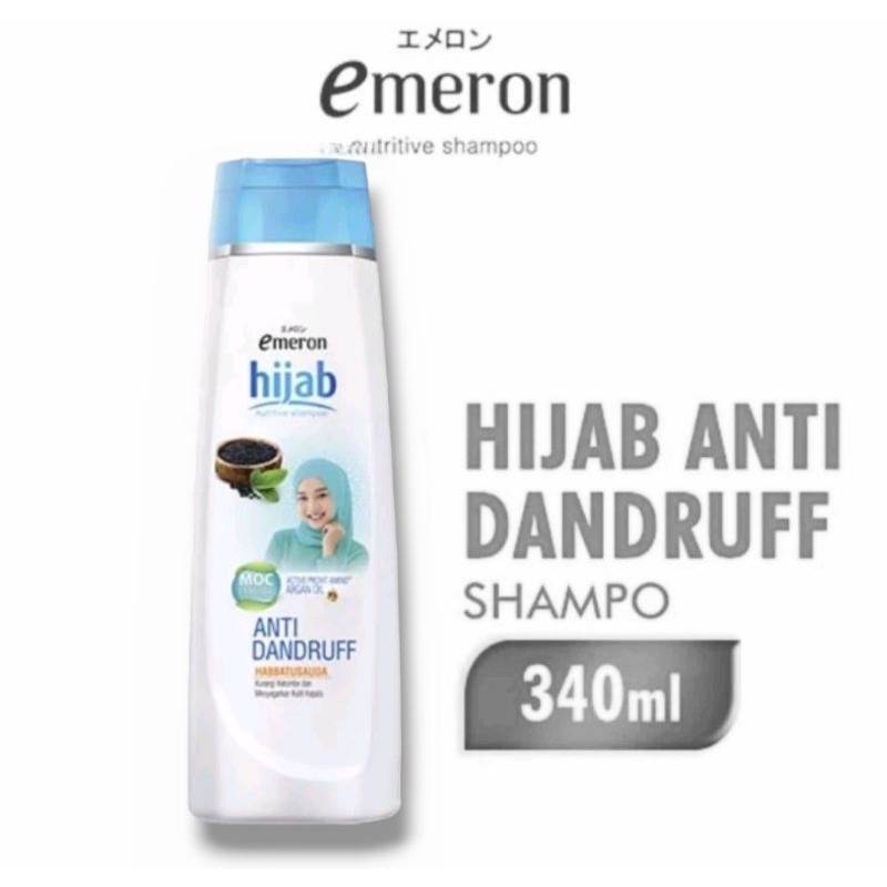 Jual Emeron Hijab Shampoo Anti Dundruff 340ml | Shopee Indonesia