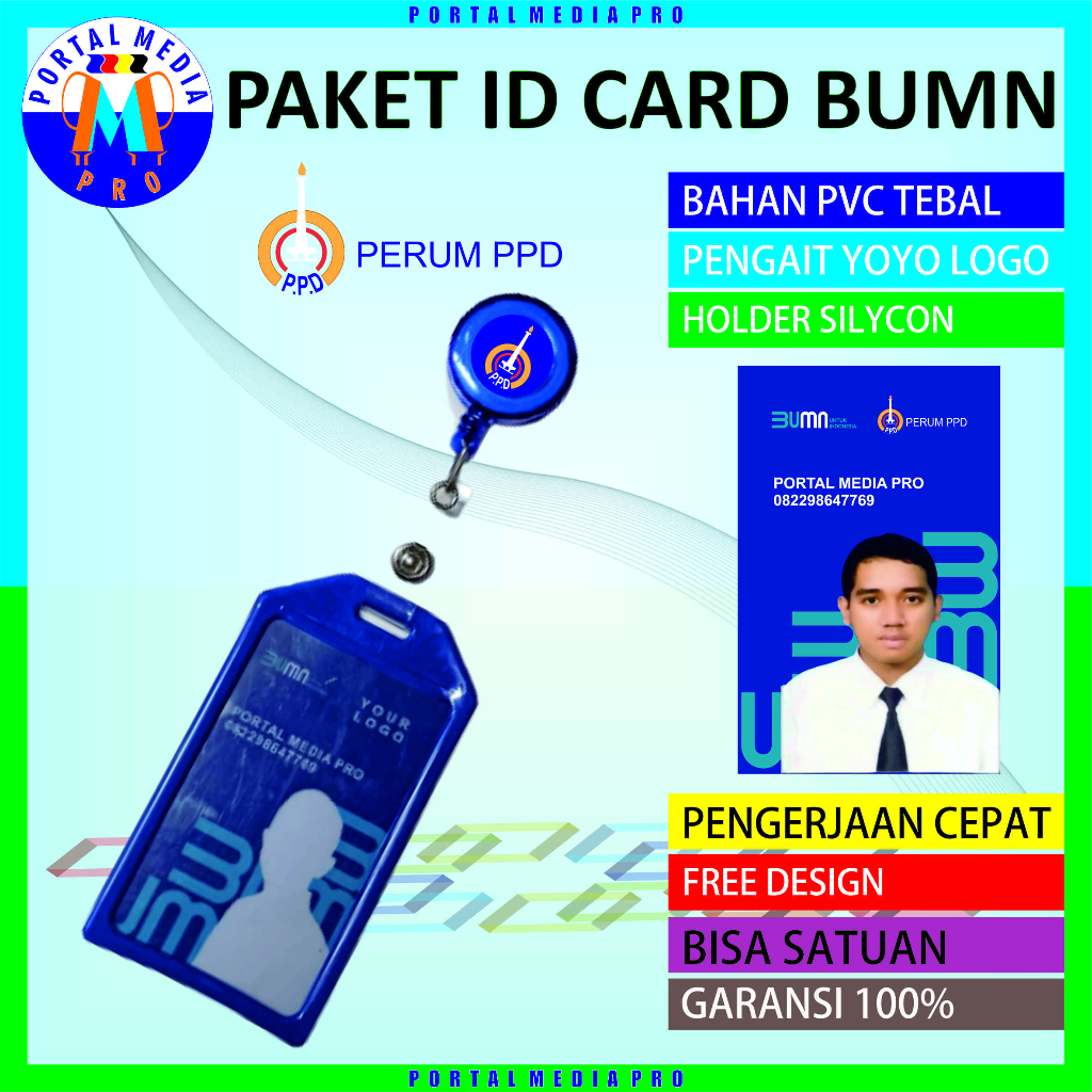 Jual Id Card BUMN PPD Paket holder logo yoyo | Shopee Indonesia