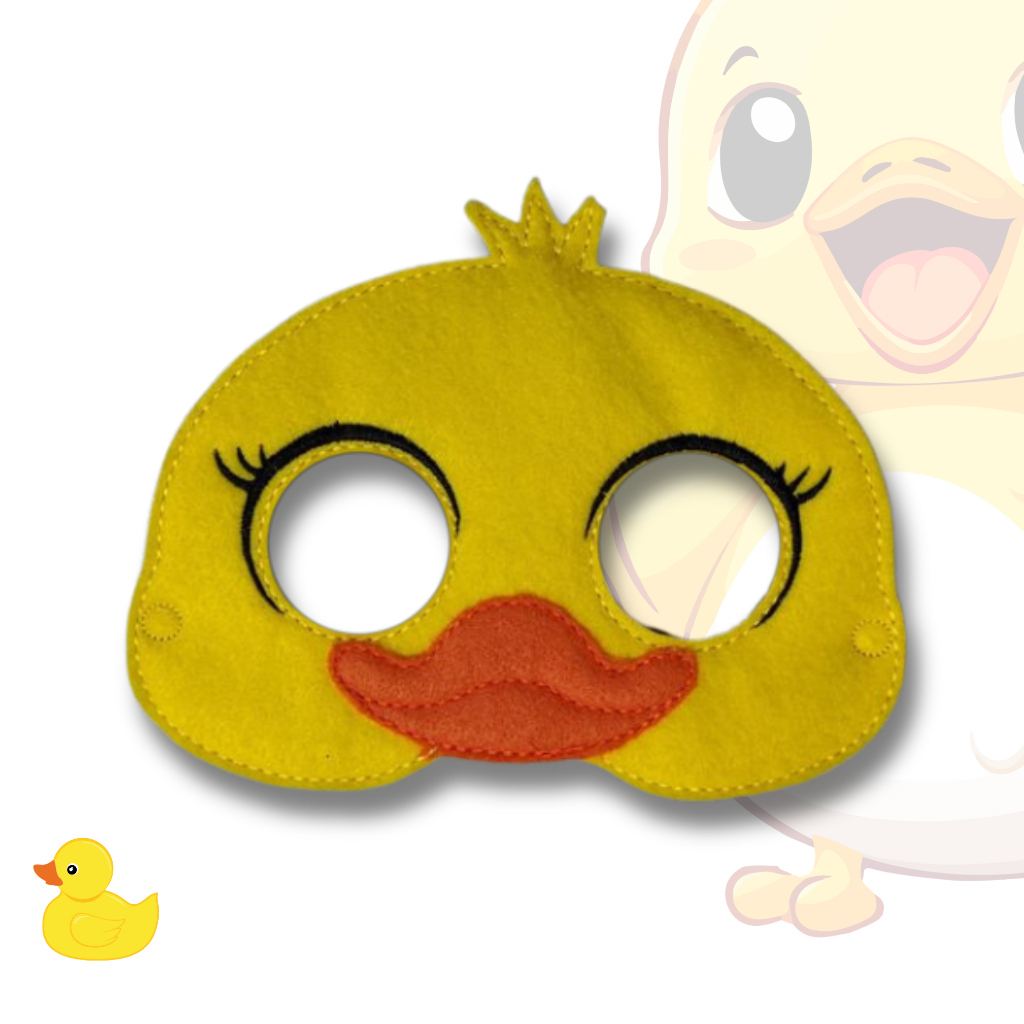 Jual bdg craft Topeng flanel mask karakter BEBEK DUCK Jantan Dan Betina ...