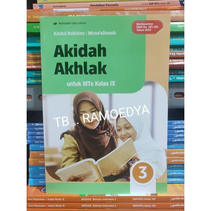 Jual Buku Akidah Akhlak MTs kelas IX Penilaian Erlangga | Shopee Indonesia