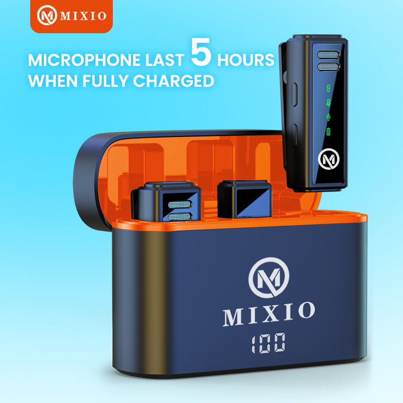 Jual MIXIO S14Pro S13Pro Wireless Microphone Profesional Mikrofon ...