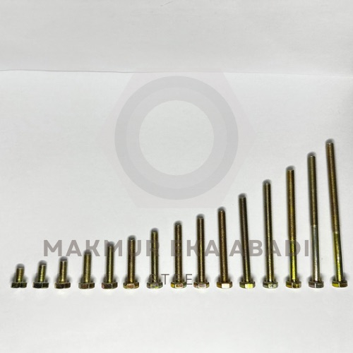 Jual Baut dan Mur M6 (Baut Hex Kuning) 45mm-100mm | Shopee Indonesia