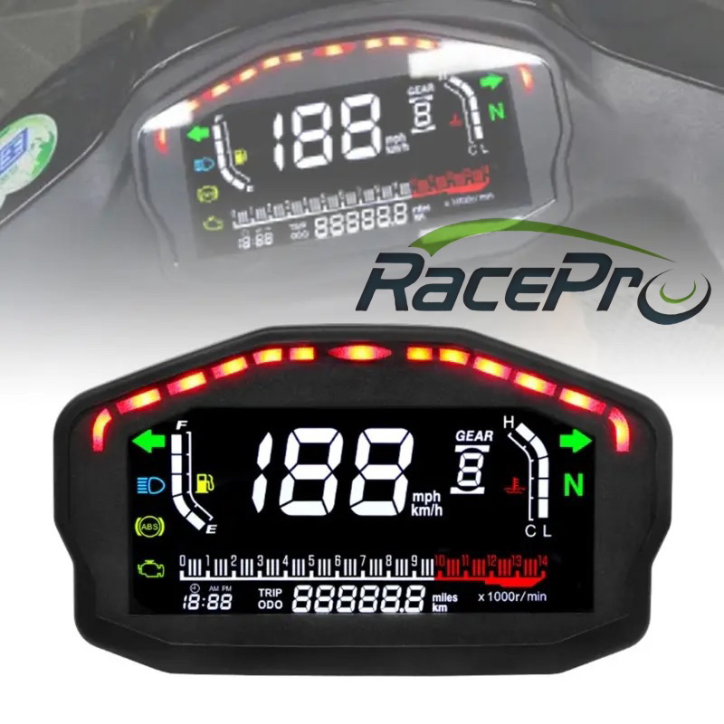 Jual Speedometer Digital RX3N Spidometer Model Koso RX3N Universal Rx ...