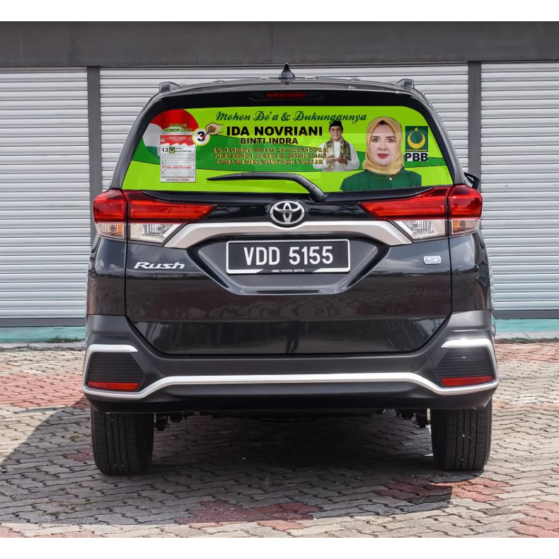 Jual Stiker One Way / Oneway Vision - Stiker tembus pandang Kaca ...