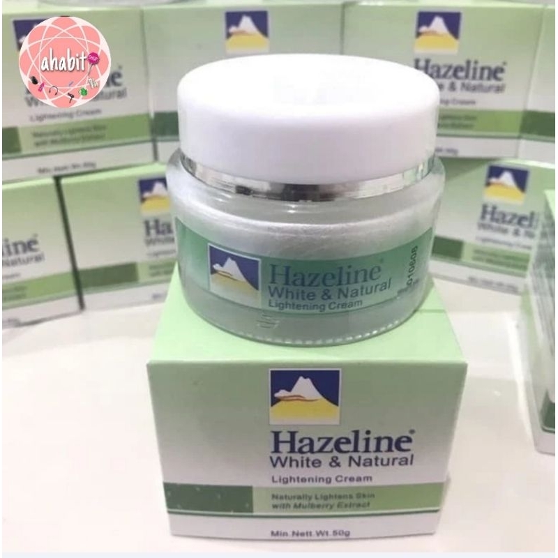 Jual HAZELINE White & Natural Lightening Cream-50gr Origin Malaysia ...