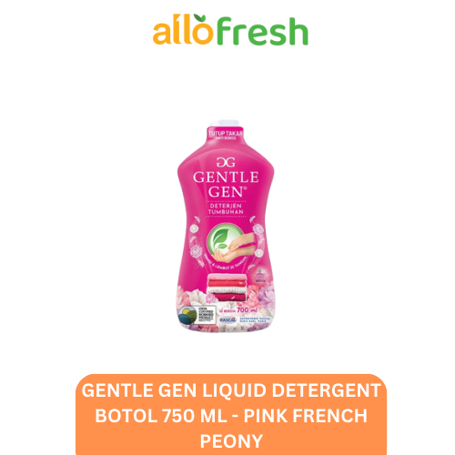 Jual Gentle Gen Liquid Detergent Botol 750ml - Pink French Peony ...