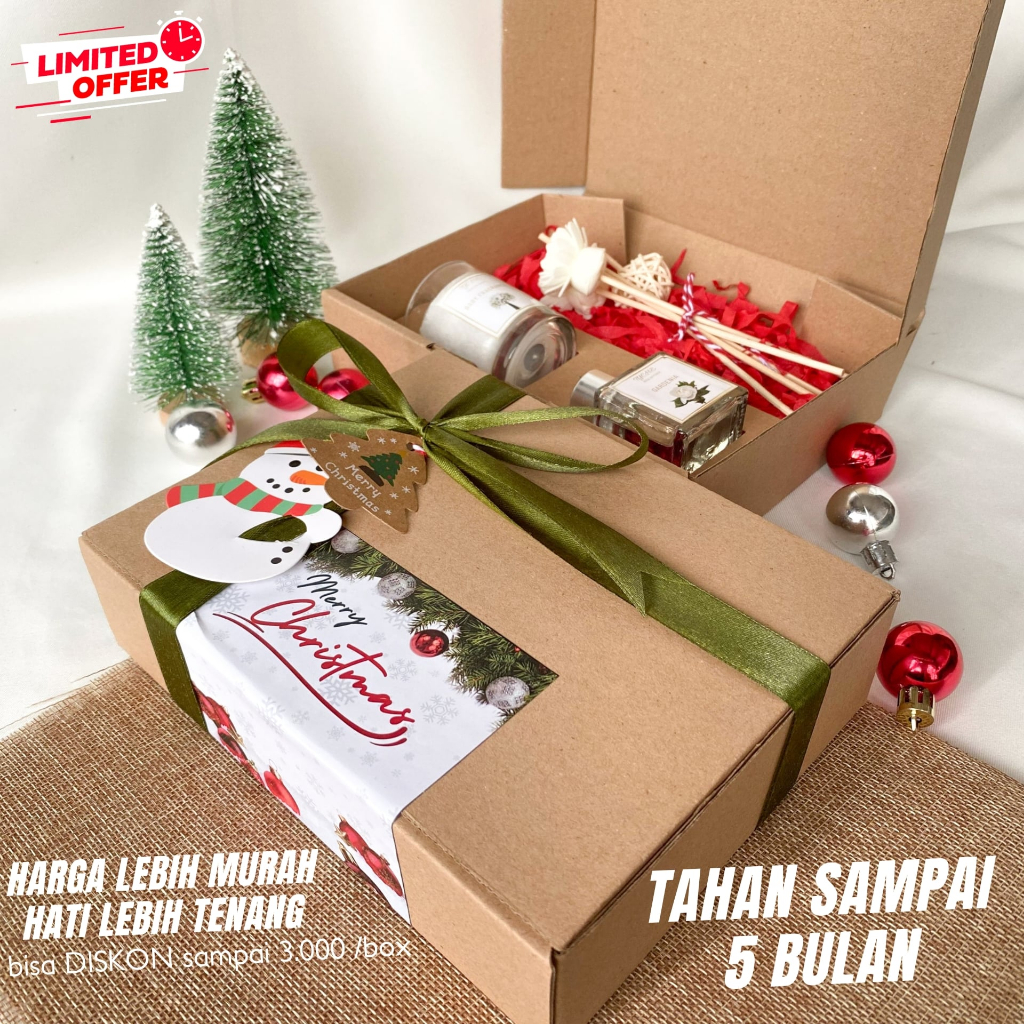 Jual HAMPERS NATAL PARCEL CHRISTMAS LILIN AROMATERAPI REED DIFFUSER ...