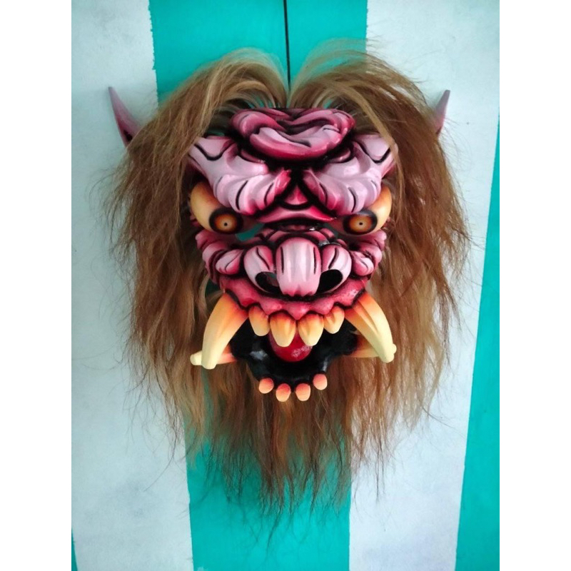 Jual Topeng gedruk model blegor pink | Shopee Indonesia