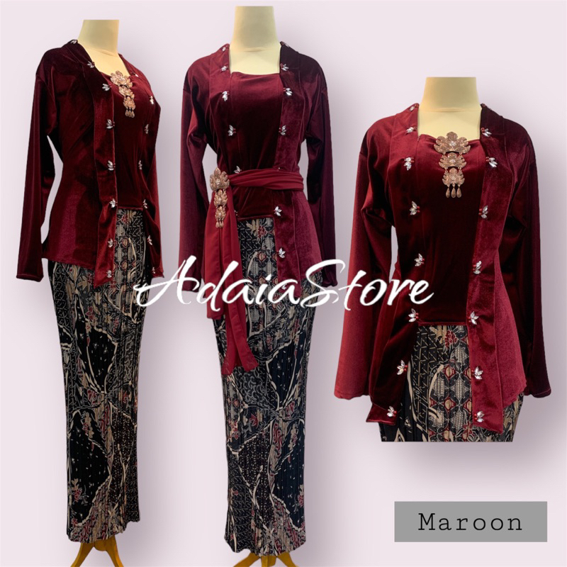 Jual KUTUBARU BLUDRU / KEBAYA BALI / KEBAYA KEKINIAN / KEBAYA WISUDA / KEBAYA BRIDESMAID ...