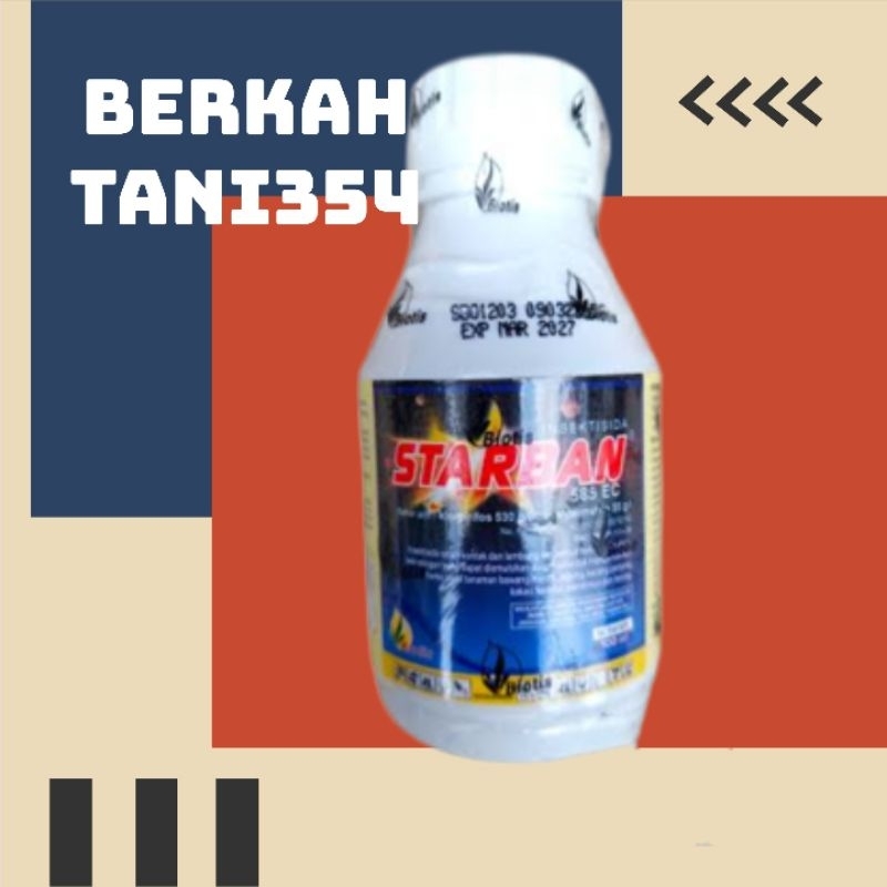 Jual Insektisida starban 100ml racun hama ulat dan kaper | Shopee Indonesia