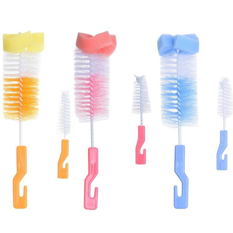 Jual Sikat Pembersih Botol 2IN1 Alat Cuci Botol Dot Susu Bayi Gelas ...