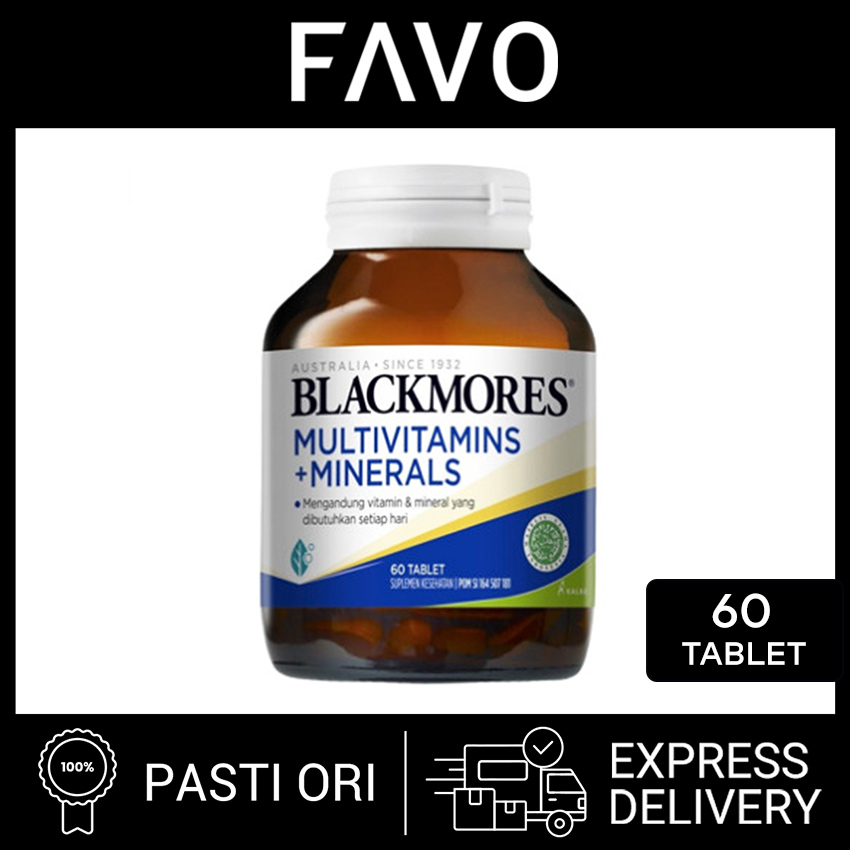 Jual Suplemen Vitamin - Blackmores Multivitamin + Minerals - 60 Tablet ...