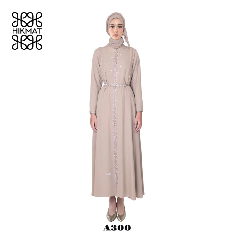 Jual ABAYA HIKMAT FASHION ORIGINAL A300 | Shopee Indonesia