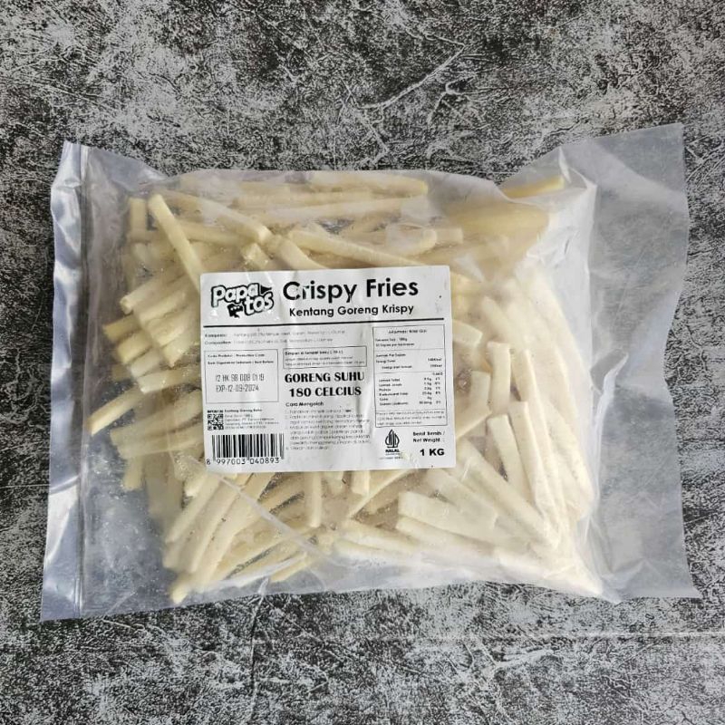Jual PAPATOS KENTANG GORENG CRISPY FRIES 500gr dan 1kg | Shopee Indonesia
