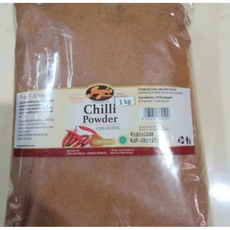 Jual Jays Chilli Powder / Jays Cabai Bubuk 1kg | Shopee Indonesia