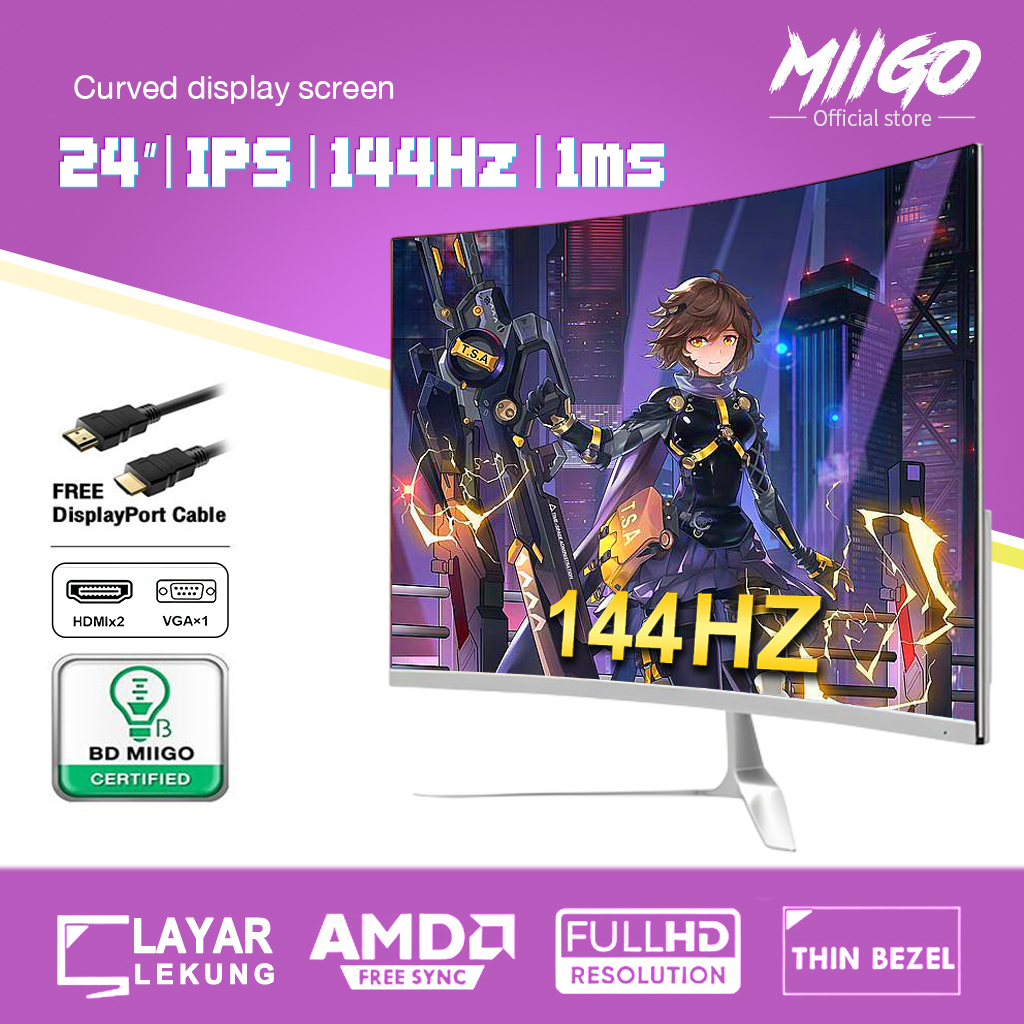 Jual MIIGO- Monitor, Monitor Game Profesional, Monitor 24 Inci ...