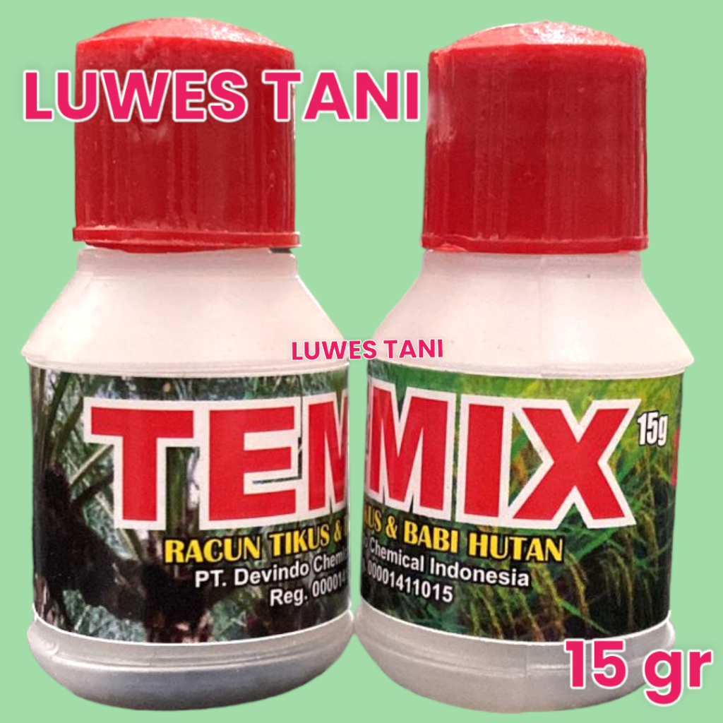 Jual Tikus Temix 15g tikus dan babi hutan botol kecil | Shopee Indonesia