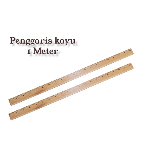 Jual Penggaris Kayu 1meter/Segitiga/Busur/Jangka Papan White Board ...