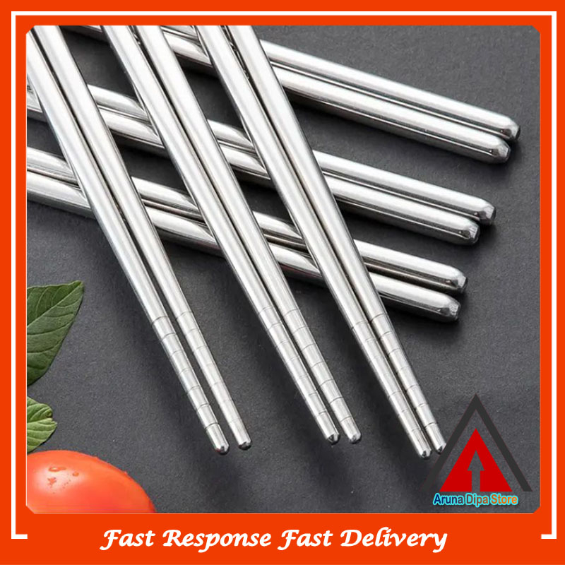 Jual Sumpit Stainless Batik / Sumpit Stainless Steel Tahan Karat ...