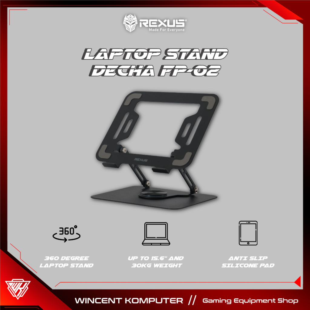 Jual Rexus Laptop Stand Decha FP02 / FP-02 | Shopee Indonesia