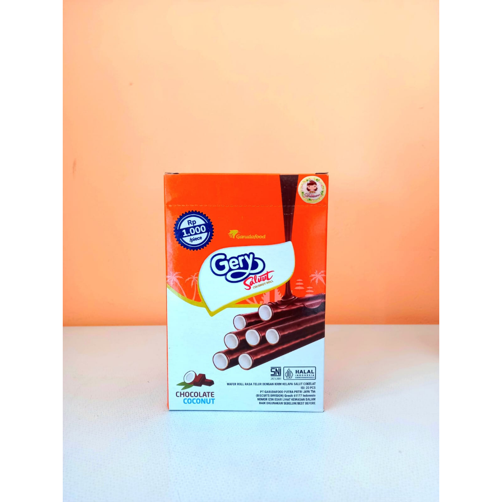 Jual .Garuda Food Snack garuda gery Salut Coconut Roll, Gery wafer ...