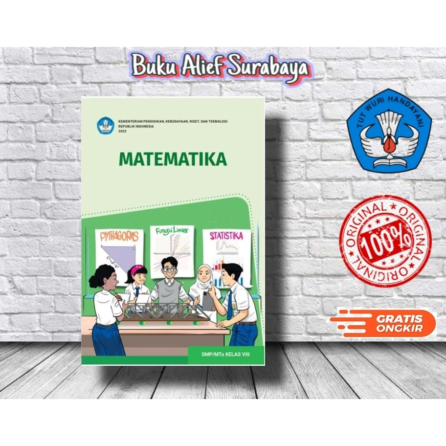 Jual Buku Paket Siswa Matematika SMP/MTs Kelas 8 Kurikulum Merdeka ...