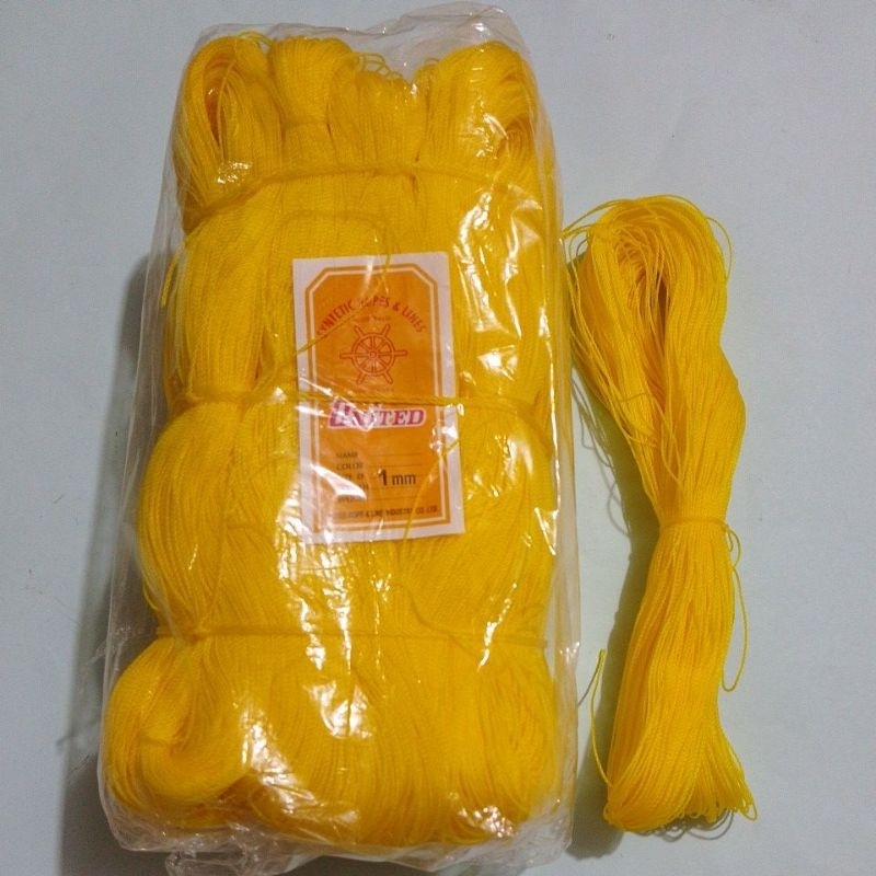Jual Tali tampar 1 mm warna warni panjang kurang lebih 150 meter/ tali ...