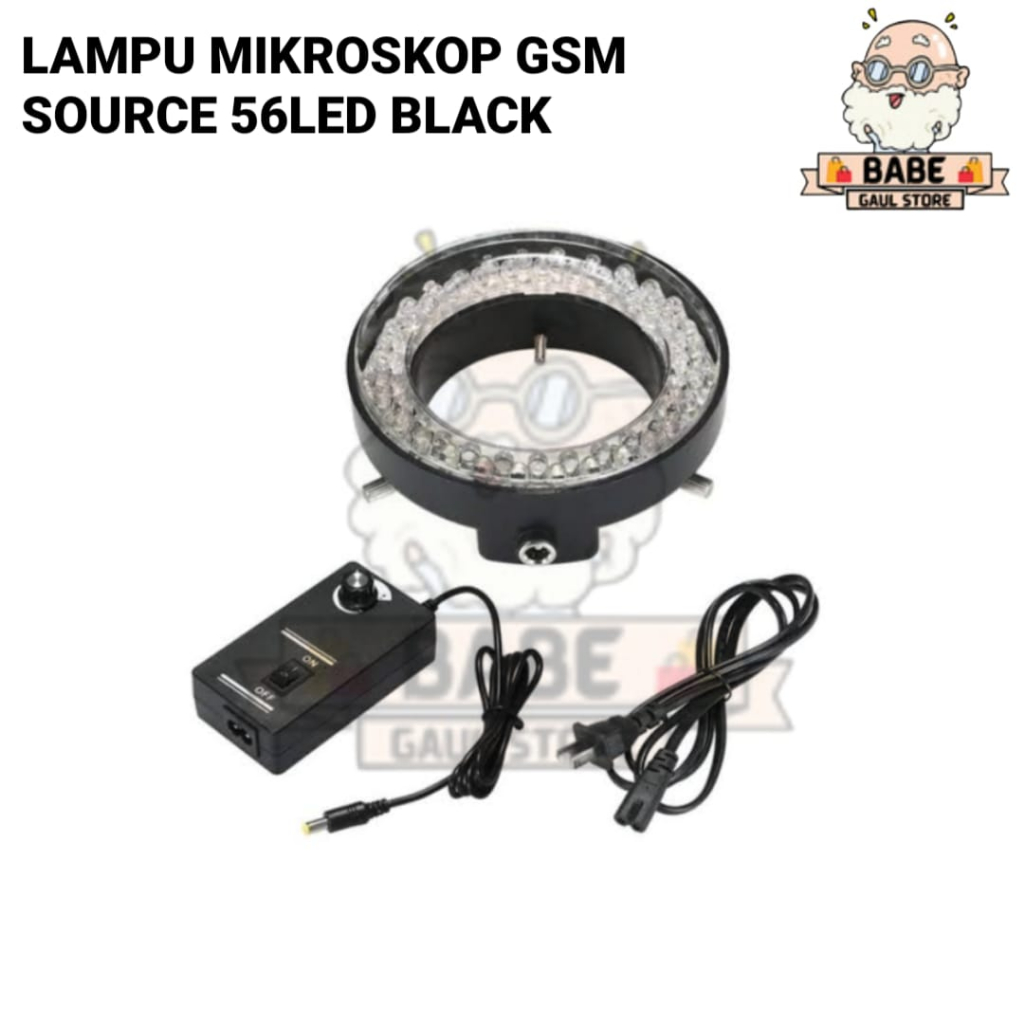 Jual LAMPU MIKROSKOP GSM SOURCE 56 LED MICROSCOPE HIGH QUALITY | Shopee ...