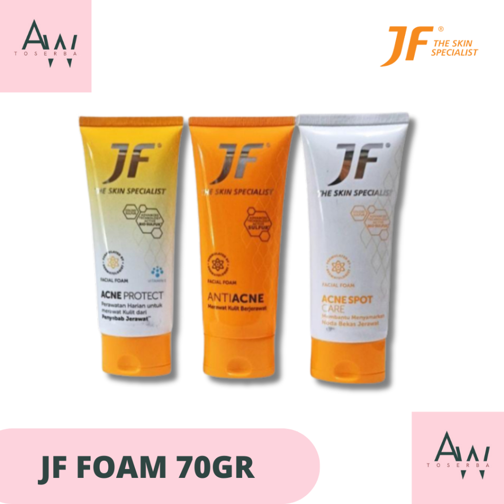 Jual JF Sulfur Facial Foam 70gr / Sabun Muka Berjerawat | Acne Protect ...