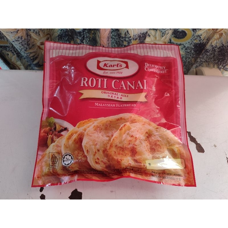 Jual Karts Roti canai original 480gr | Shopee Indonesia